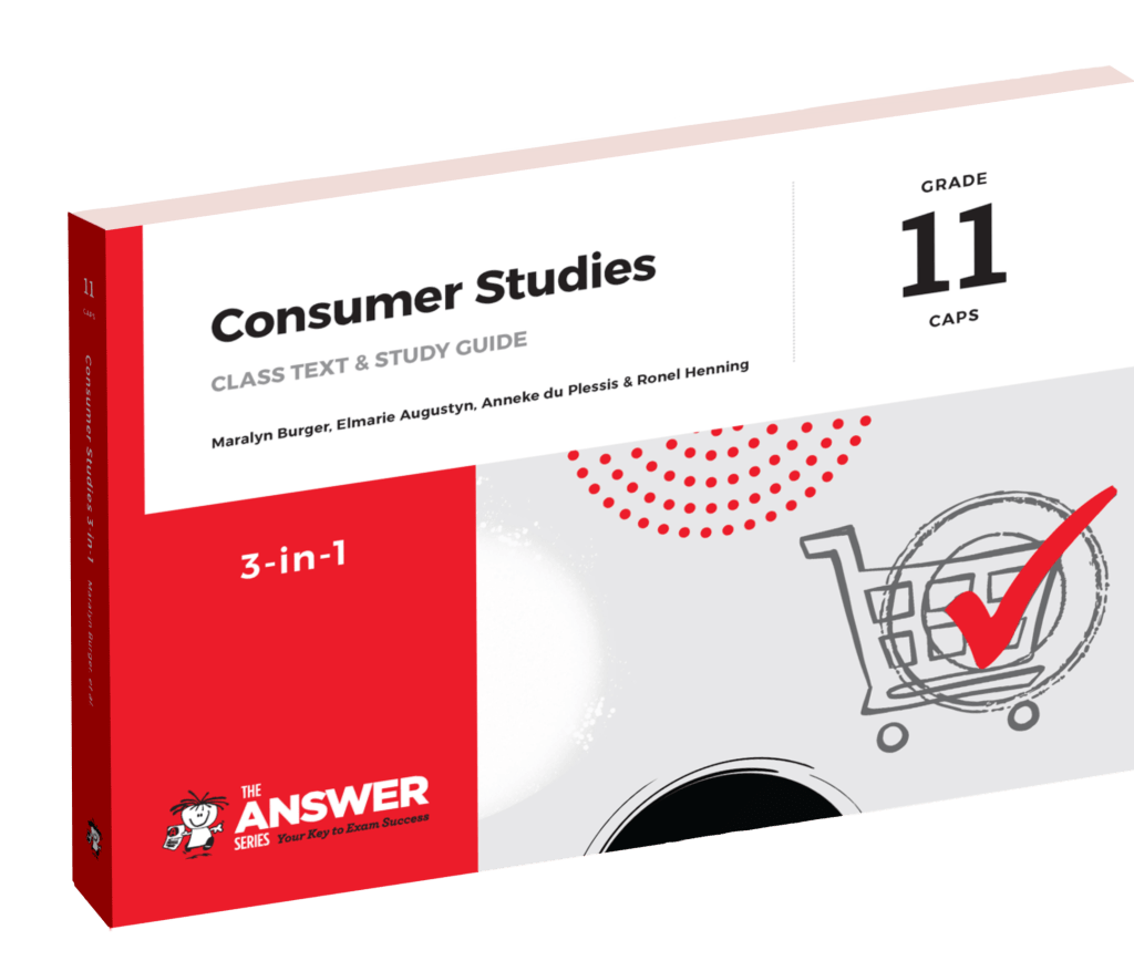 Consumer Studies Study Guides - The Answer Series