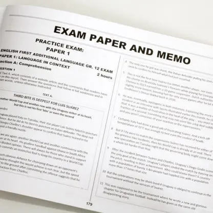 Grade 12 English FAL 3-in-1 CAPS - The Answer Series