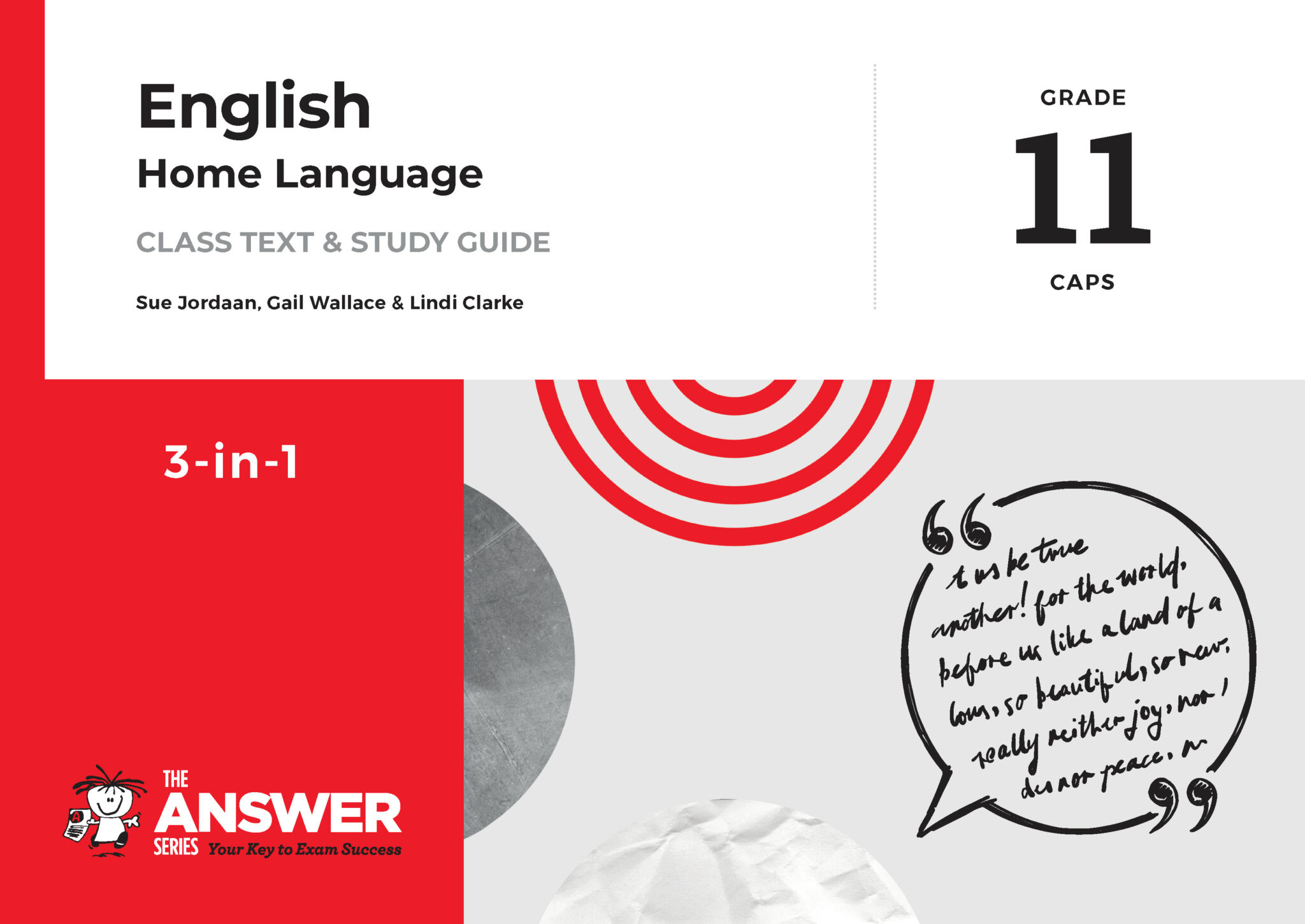 Grade 11 English Home Language Study Guides The Answer Series Grade 11 English Home Language Study Guides The Answer Series